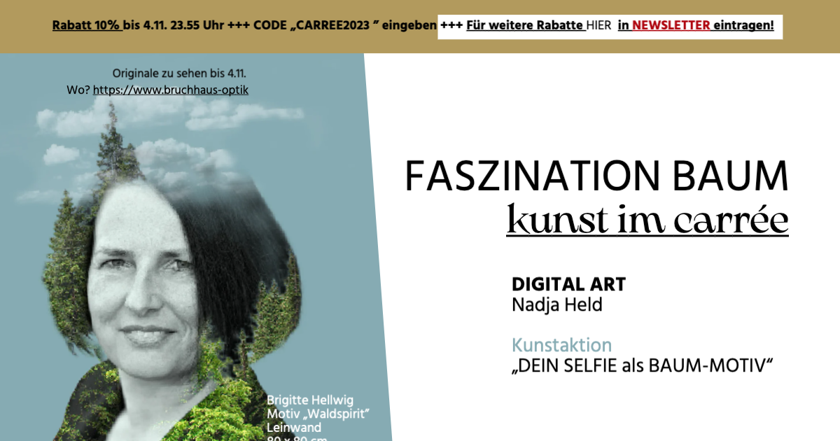 FINAL KURZ von KUNST IM CARREE 2023 | NADJA HELD | BAUMTRAUM DIGITAL ART